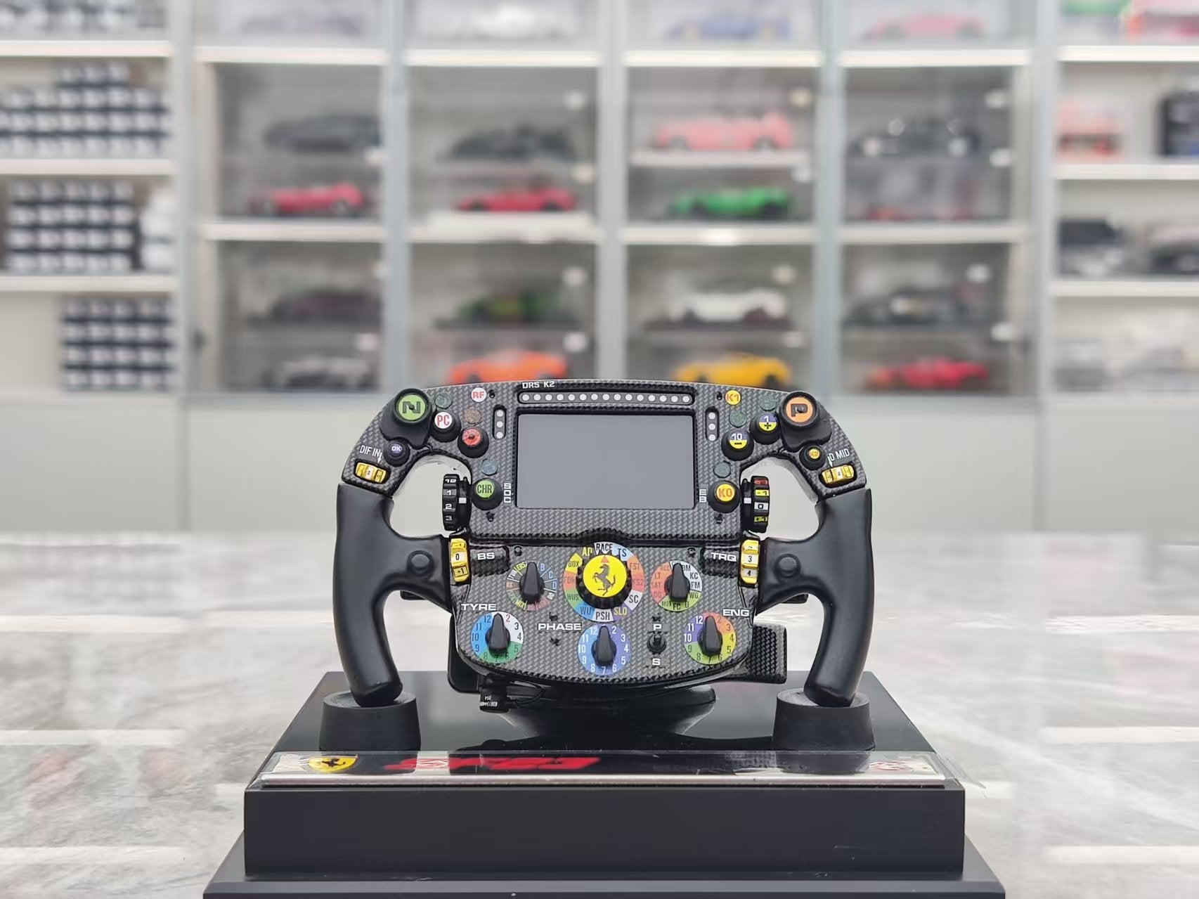 Amalgam 1/4 scale Ferrari SF23 steering wheel, black, M6216-SC2 – Great ...