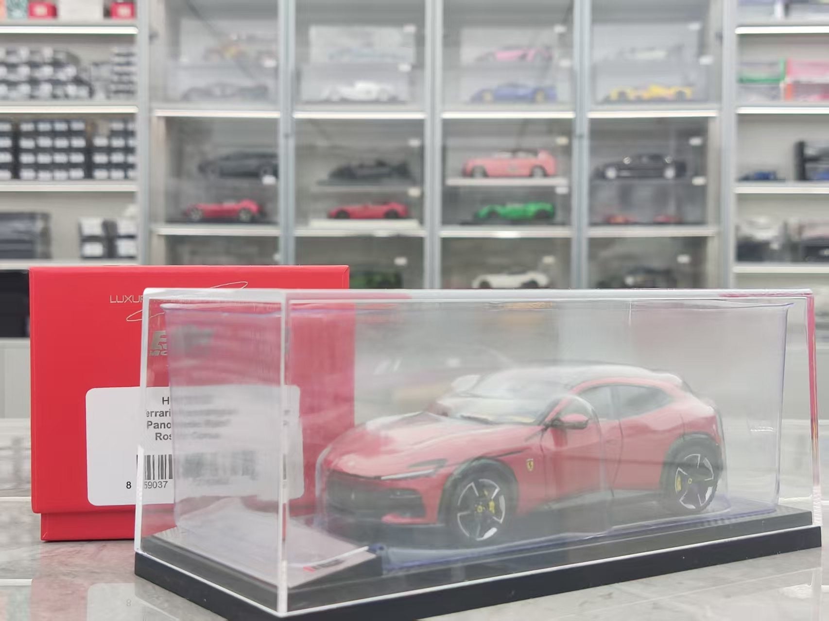 BBR 1/43 Ferrari Purosangue with panoramic sunroof, Racing Red (HE4300 ...