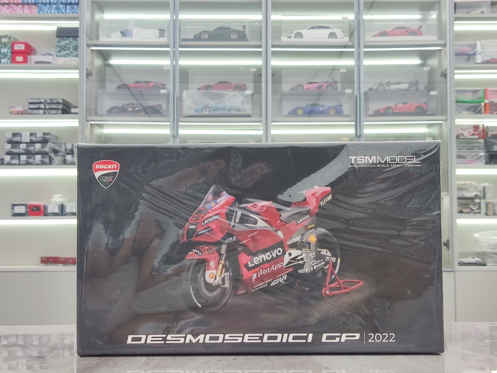 TSM MODEL 1/12 Ducati Desmosedici GP22 #63 2022 Presentation Red Liver ...